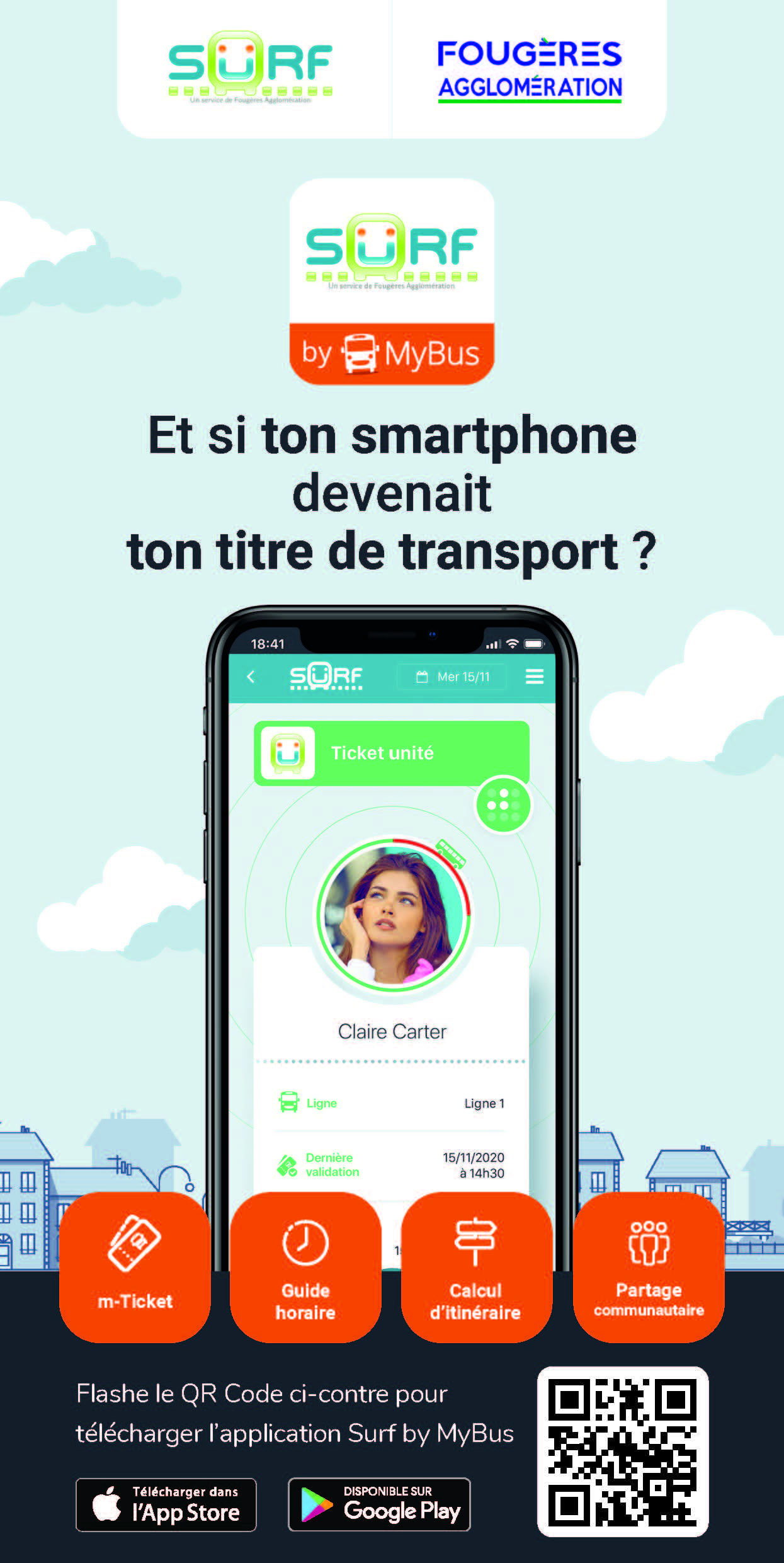 L'application SURFBUS - SURF